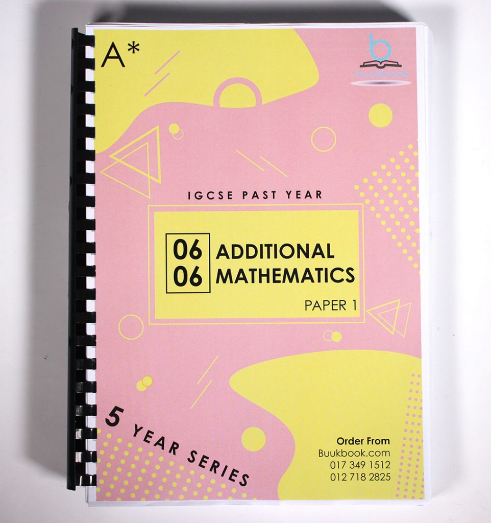 IGCSE Add Maths 0606 5yr3v - BuukBook